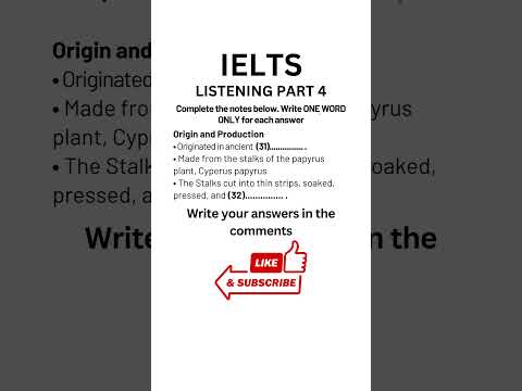 IELTS Listening Practice Test - Section 4 with Answers 09.2024 #ieltsexam #ieltslistening