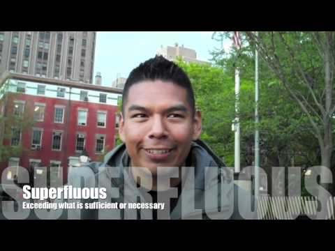 How to use SUPERFLUOUS in a sentence