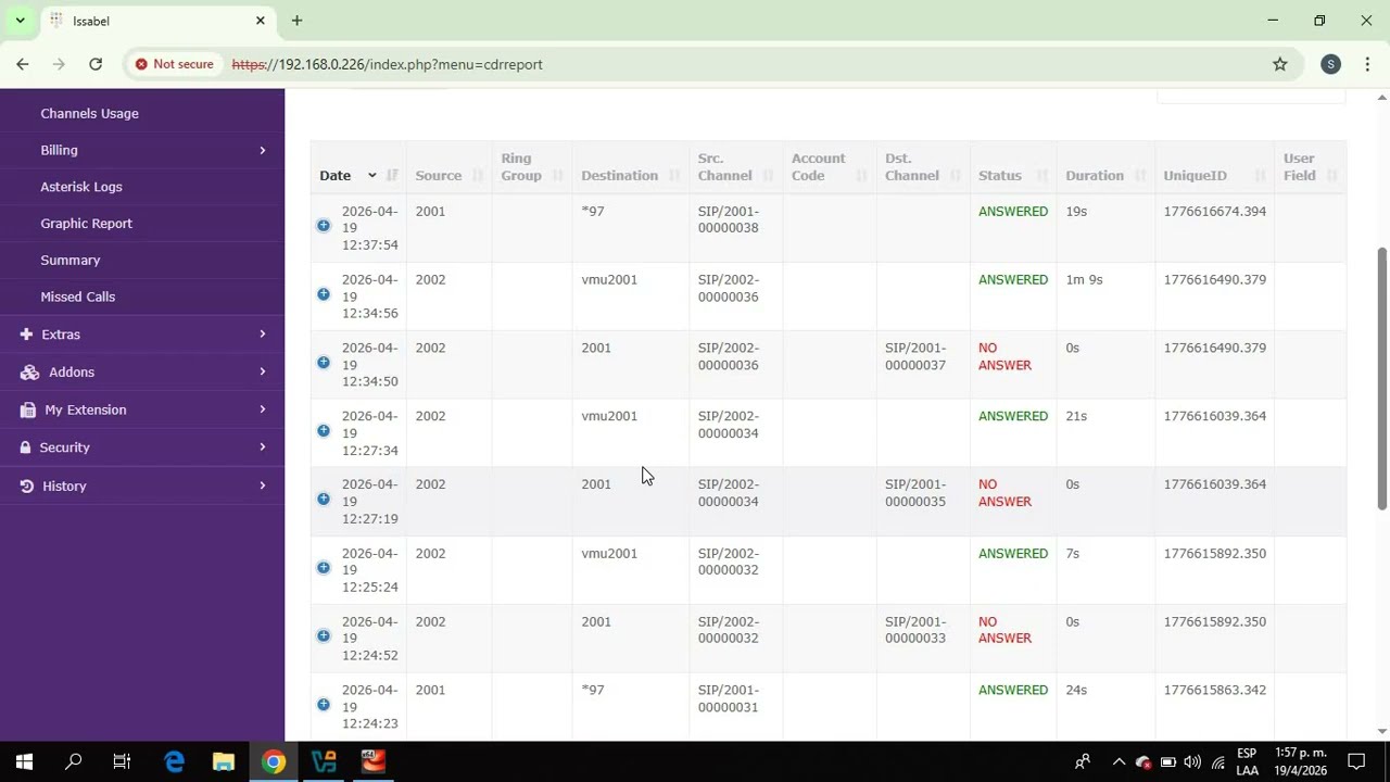 Práctica 7: Monitoreo y Reportes