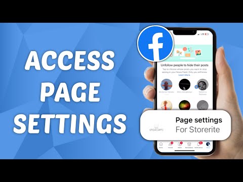 How to Access Page Settings on Facebook
