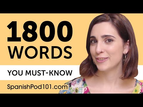 1800 Words Every Spanish Beginner Must Know