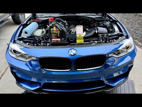 BMW F30 - Easy DIY Oil Change - 100k Mile Service!