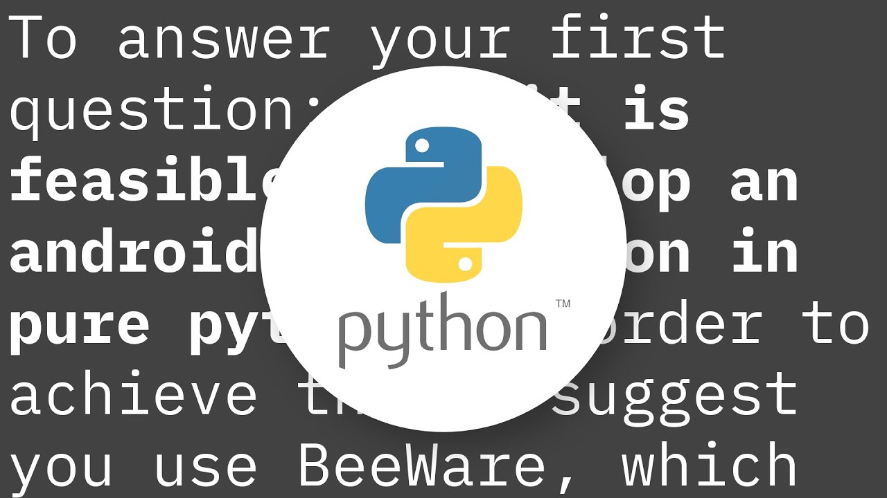 How to develop Android app completely using python?