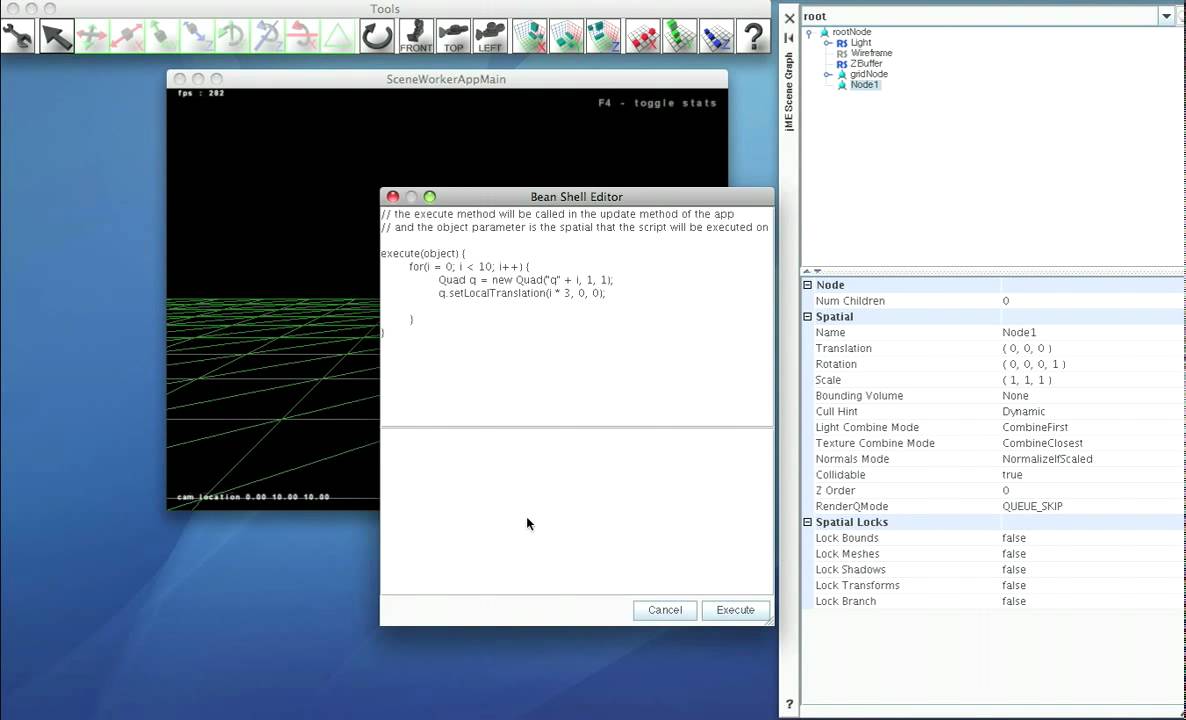 Execute BeanShell Script