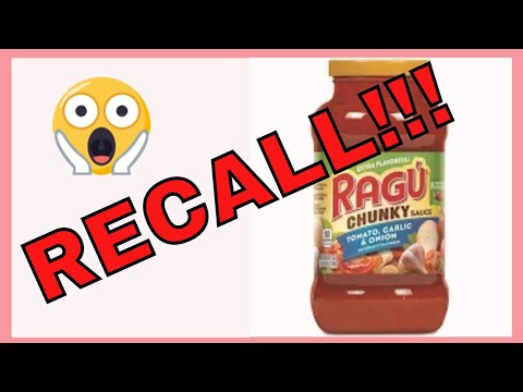 Ragu Pasta Sauces Recalled Because Sauce May Contain Plastic Fragments