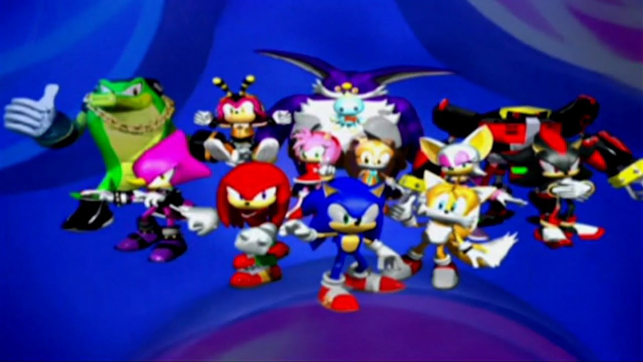 Sonic Heroes: Opening, Title Screen & Sea Gate Tutorial