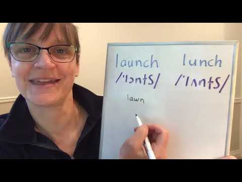 How to Pronounce Launch and Lunch (vowel ɔ vs. vowel ʌ)