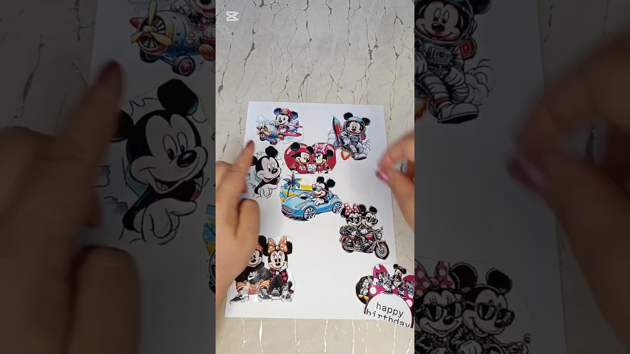 Mickey Mouse Sticker Fun – Satisfying Peel & Stick!
