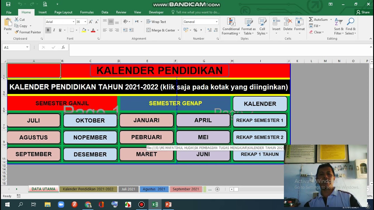 Kalender Pendidikan 2021 2022