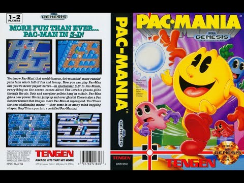 Pac-Mania (Sega Genesis) - Full Playthrough
