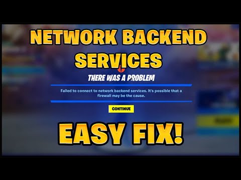 How To Fix Network Backend Services in Fortnite in 2024!