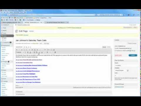 Adding a Hyperlink in WordPress