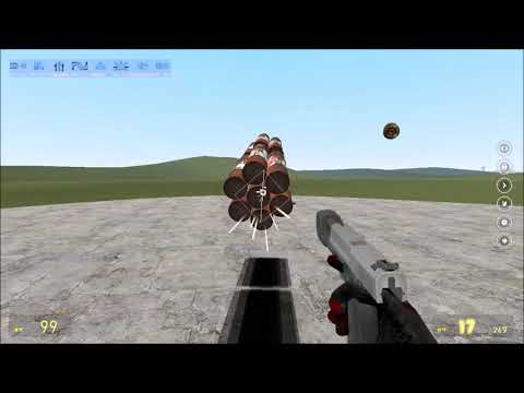 Steam Community :: Video :: [GMOD] Hand-made explosive barrel launcher