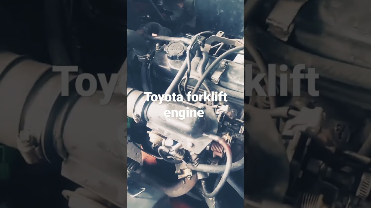 Toyota forklift engine