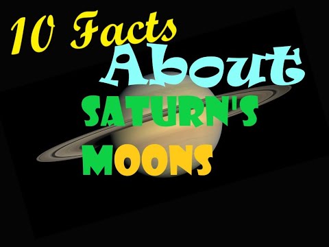 Discovering the Cosmos: 10 Fascinating Facts about Saturn's moons
