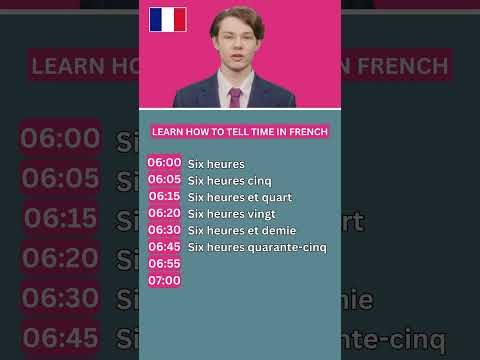 Learn How to Tell Time in French