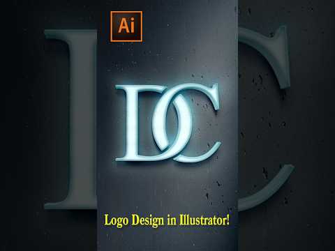 2-Letter Logo Ideas | Adobe Illustrator Logo Design Tricks