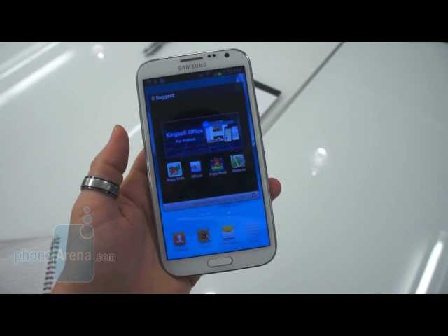 Samsung GALAXY Note II hands-on - PhoneArena
