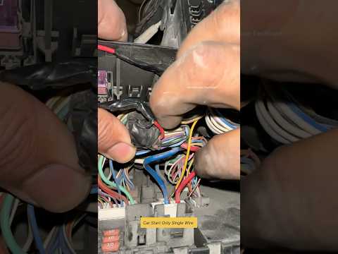 How To Start Car With Single Wire #automobile
