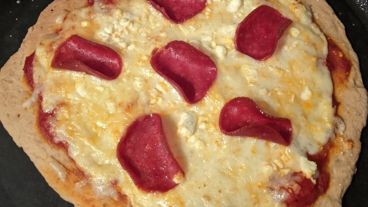 Sprouted Wheat Pizza in a Bread Maker