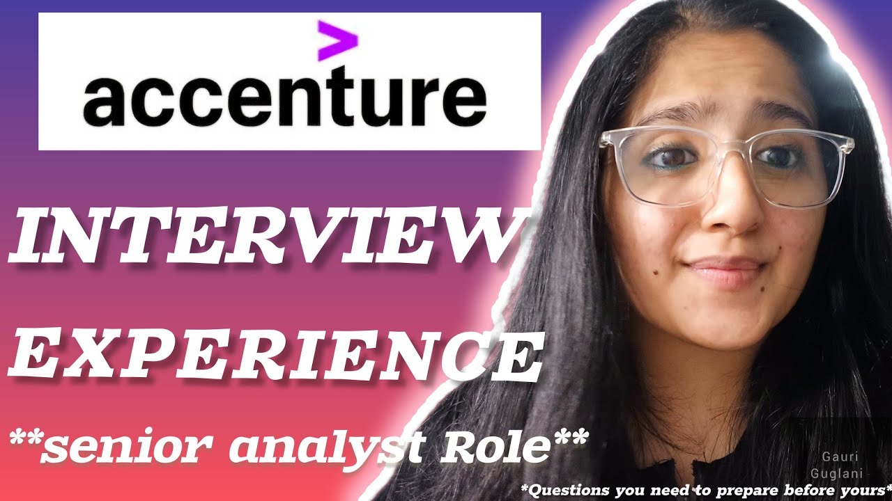 Accenture Interview Process for Senior Analyst Role | Tips, Questions, and Experience #accenture