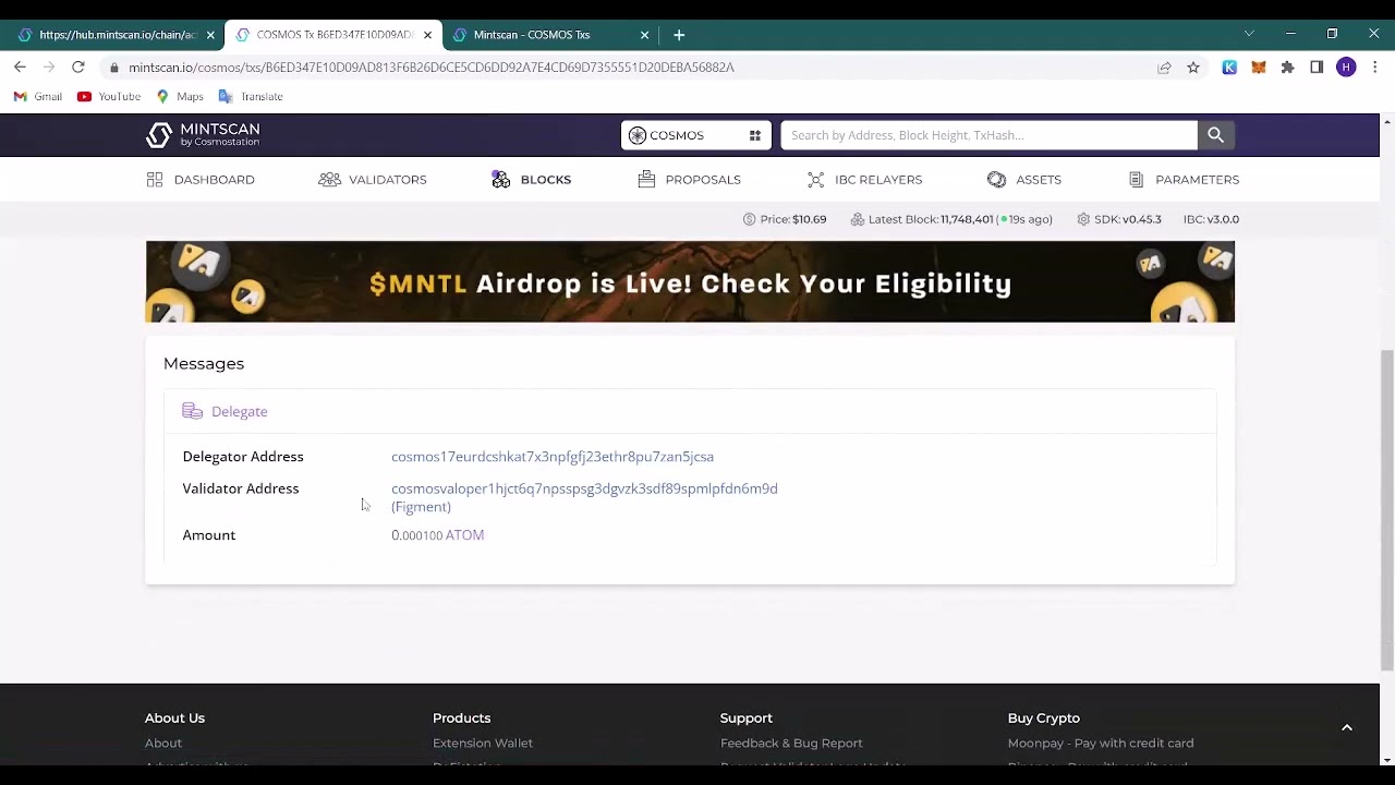 Mintscan Navigation