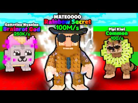 I used INFINITE LUCK to UNLOCK EVERY NEW BRAINROT in Roblox Steal a Brainrot!