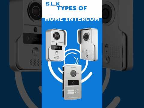 Types of home intercom #shorts #intercom #securitysystems