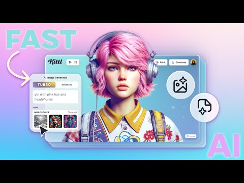 Kittl's New AI Is Lightning Fast ⚡️ Make Art In 5 SECONDS
