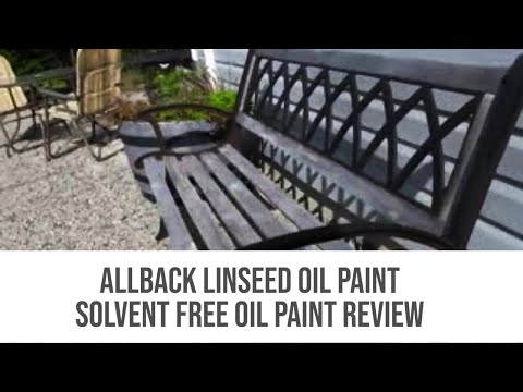 Allback Linseed Oil Paint (Solvent Free Oil Paint) Review