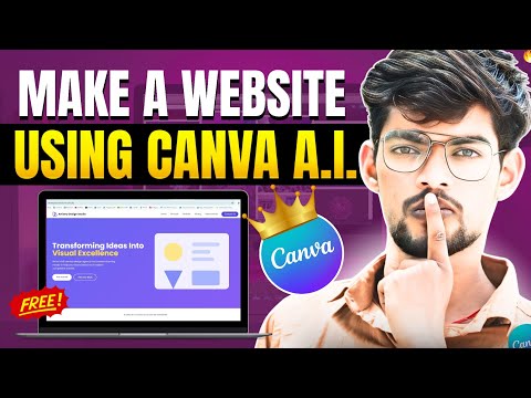 Create Free Website Using Canva without Coding | Best AI Website Builder | Canva AI Website Builder