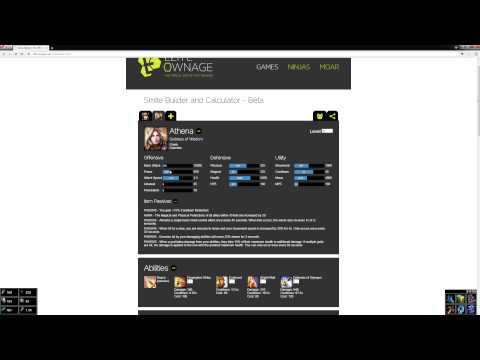 Smite - Hunter Build Theorycrafting Tool
