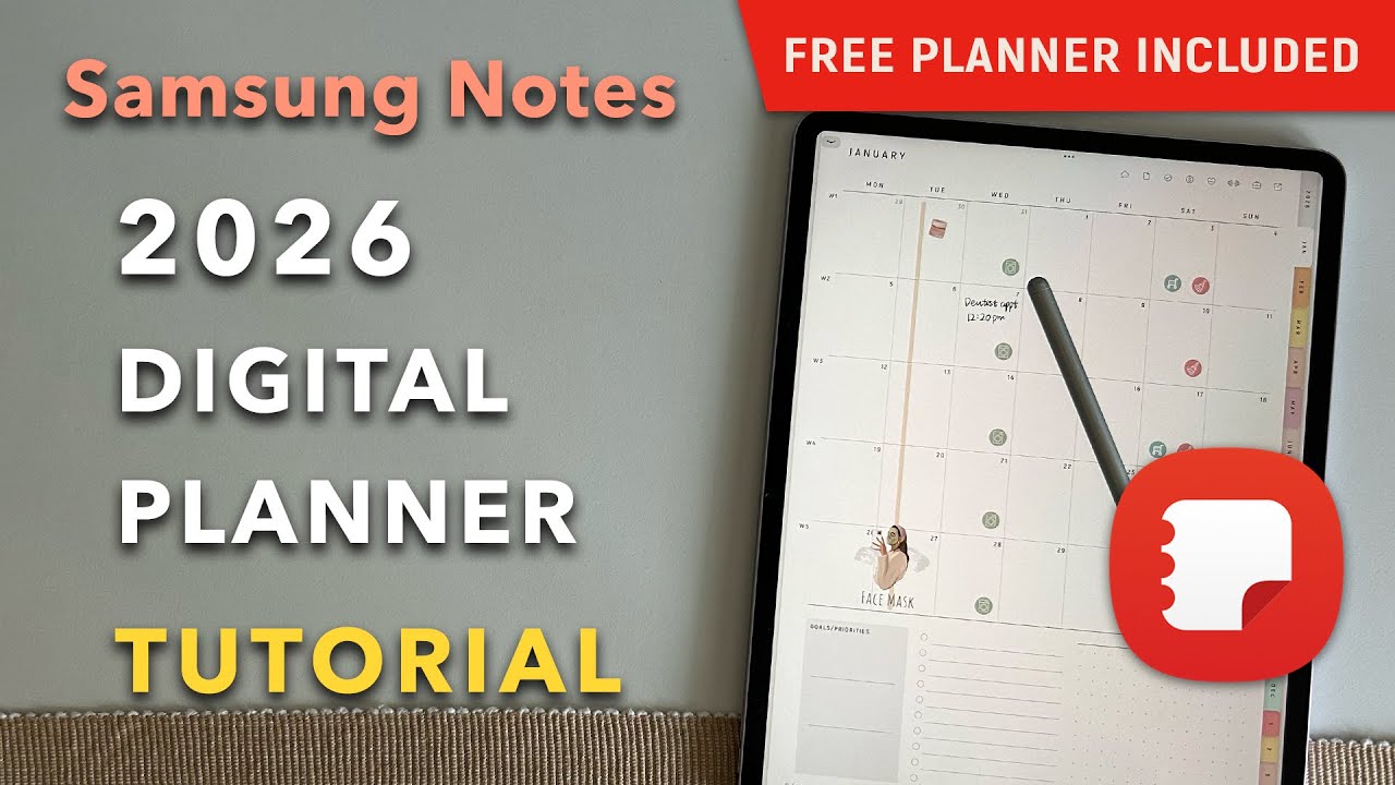 2026 Digital Planner Beginner Tutorial for Android with Samsung Notes