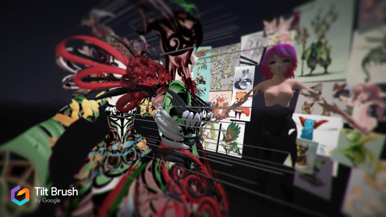 VRChat Tilt Brush Avatar Process02