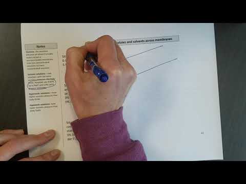 Solutions - osmosis examples