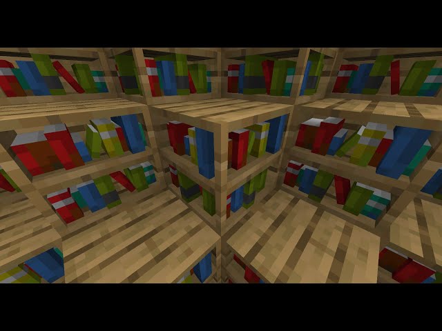 Non-Euclidean Bookshelf Minecraft Texture Pack