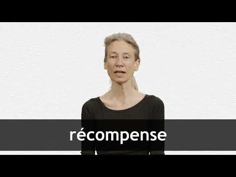 English Translation of “RÉCOMPENSE” | Collins French-English Dictionary