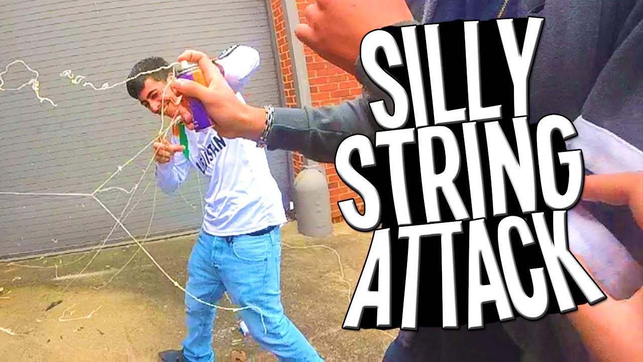 SILLY STRING ATTACK PRANK (GONE WRONG)