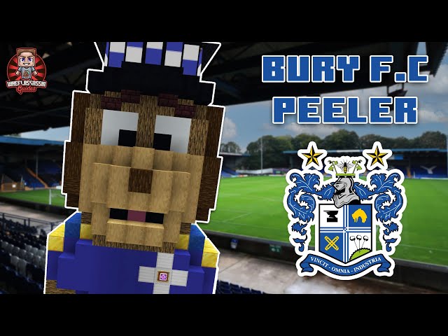 Bury Football Club's Peeler Mascot Minecraft Map