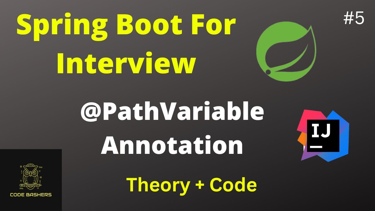@pathvariable annotation in spring boot | SpringBoot Interview Series | Theory + Code | #5