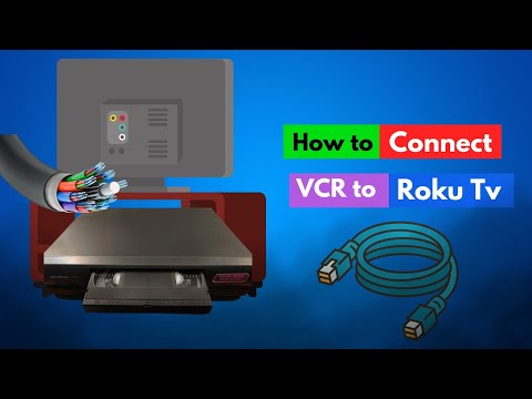 How to Connect a VCR to a ROKU TV? [ How to connect VCR to Roku Tv? ] @smart4homes