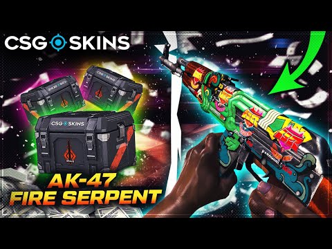 1$ AK 47 FΔ°RE SERPENT MINING KASASI Csgoskins Promo Code giveaway