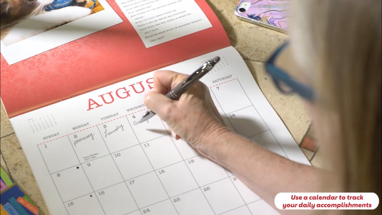 Tips for Stroke Survivors: Organizing Your Week