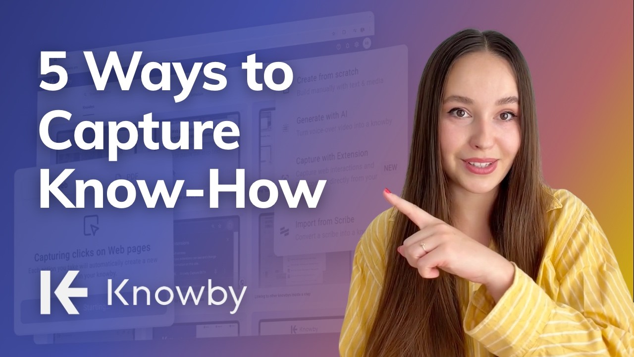 5 Ways to Create Step-by-Step Instructions with Knowby | Getting Started Guide