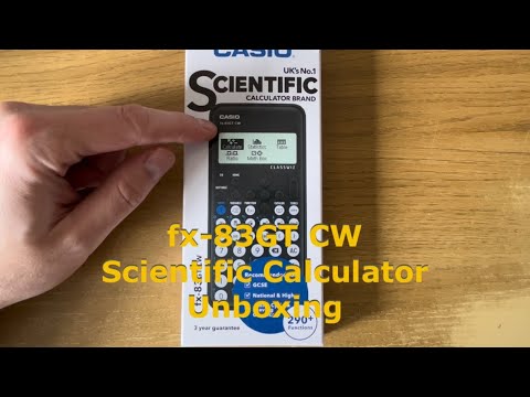 Unboxing Of New Casio fx-83GT CW Scientific Calculator, Suitable For GCSE Exams