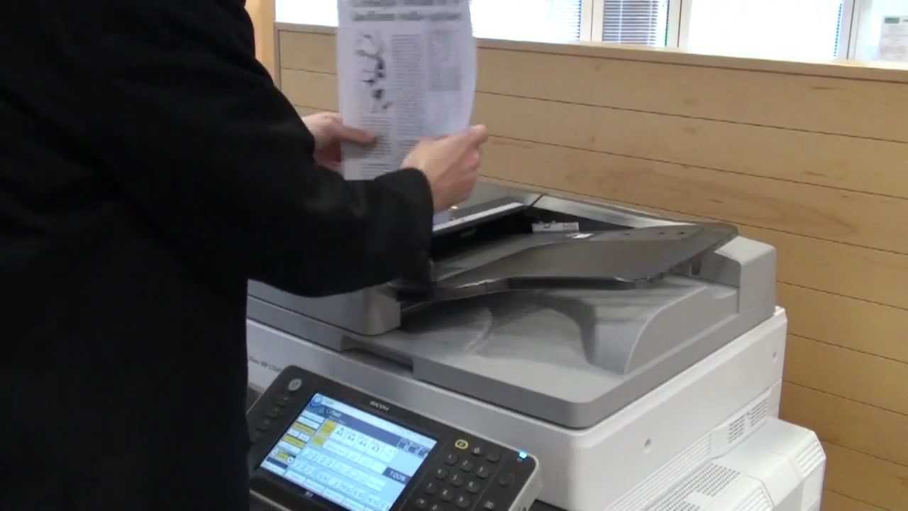 Training | Copy - Sample copying on Ricoh Printer | Ricoh Wiki