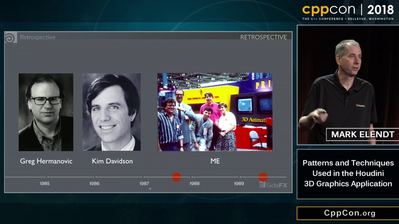 CppCon 2018: Mark Elendt “Patterns and Techniques Used in the Houdini 3D Graphics Application ”