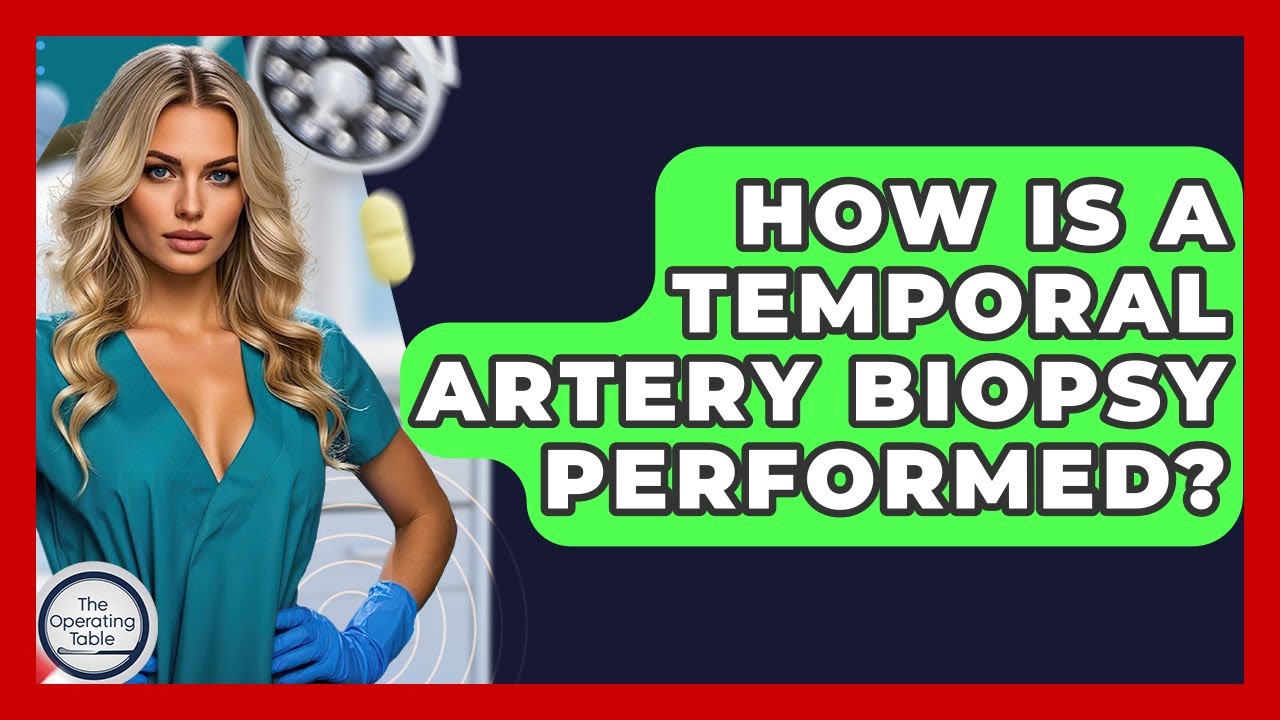 How Is A Temporal Artery Biopsy Performed? - The Operating Table