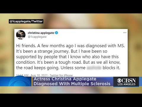 Actress Christina Applegate Diagnosed With Multiple Sclerosis