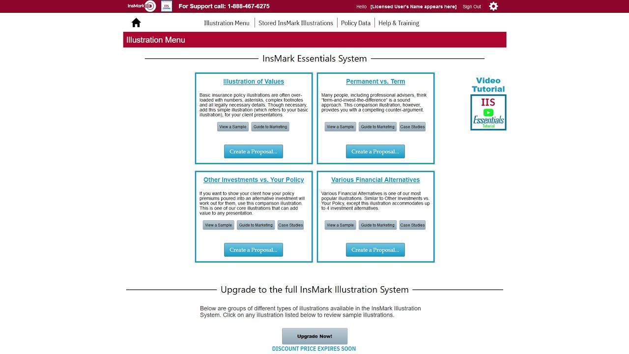 InsMark Essentials Home Page Overview Tutorial Video